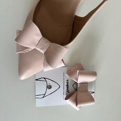 Bow Shoe Clips for Bridal Sandals, Pearl Shoe Clips for Wedding ...