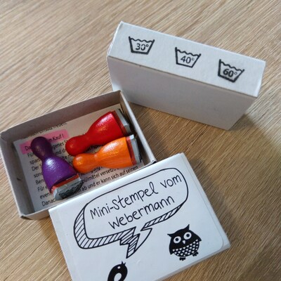 Ministempel Wäschestempel Pflegekennzeichen Handwäsche - Etsy.de