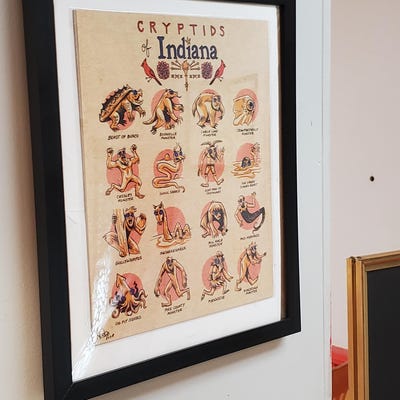 Famous Cryptids of Pennsylvania Print - Etsy
