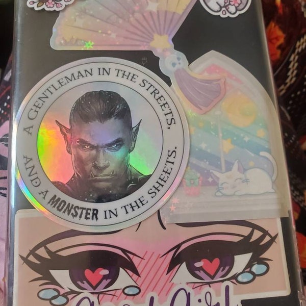 Pastel Goth Fan | Japanese Fans, Japanese Fan Stickers, Girly Stickers ...