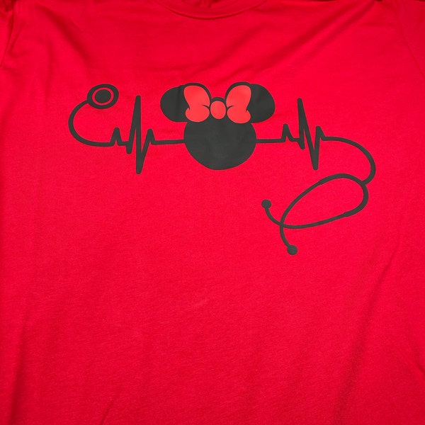 Minnie Nurse T Shirt - Minnie Doctor Shirt- Healthcare Worker Disney ...