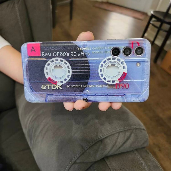 Y2K 80s 90s Retro Mixtape Cassette Tape Phone Case, Music Lover Gifts ...