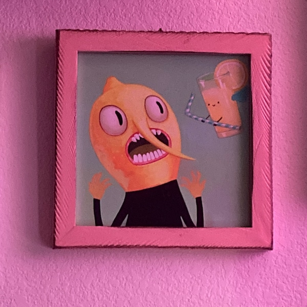 Adventure Time - Earl of Lemongrab Wall Art Print - Geek Art, Pop Art ...