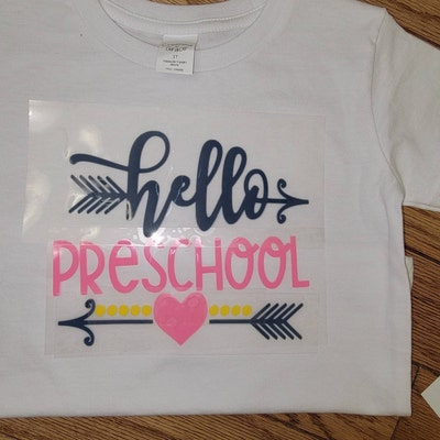 Hello Preschool Svg Dxf Eps Png Cutting Files for Silhouette Cameo ...