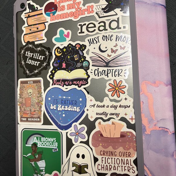 Tropes Book Stack Sticker, Waterproof Vinyl Sticker, Kindle Sticker ...