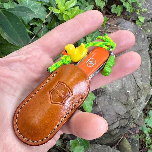 Sak 58 Mm Leather Shell , Sheath , Pocket Pouch for Victorinox 58mm ...