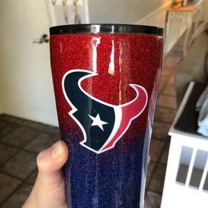 Glitter Houston Texans Tumbler, Glitter Yeti, Texans Yeti, Texans ...