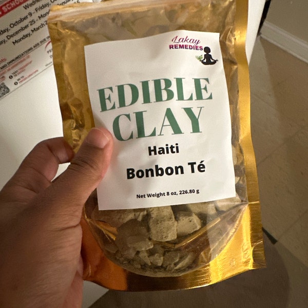 Bonbon Te Haitian Edible Clay - Etsy