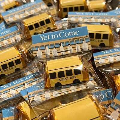 DIGITAL School Bus Candy Bar Wrapper Instant Download Pdf File Hershey ...