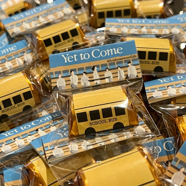 DIGITAL School Bus Wrappers Labels for Hershey Nuggets Instant Download ...