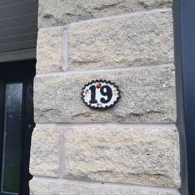 Ceramic House Numbers 10 19 Door Sign Numerals - Etsy UK