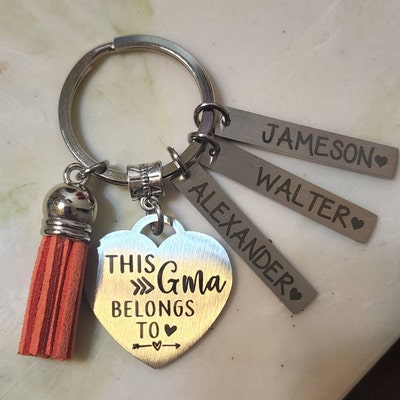 Gma Gift THIS GMA BELONGS to Keychain Favorite Gma Gift Best Gma New ...