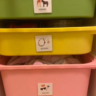 Toy Bin Labels Editable , Toy Box Labels With Picture, Trofast Storage ...