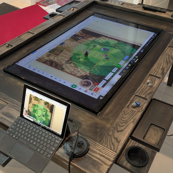 Board Game Table Topper With Added Shelves - Etsy