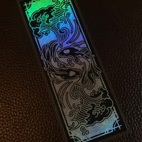 Fish Pisces Ying Yang Foil Art Bookmark - Etsy