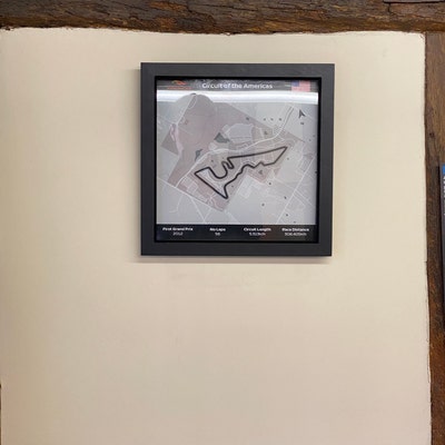 F1 2022 Circuit Map Formula One Austin Track Wall Art in - Etsy