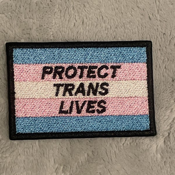 Queer Pride Flag Embroidered Patch. Iron On, Velcro or Sew on Options ...