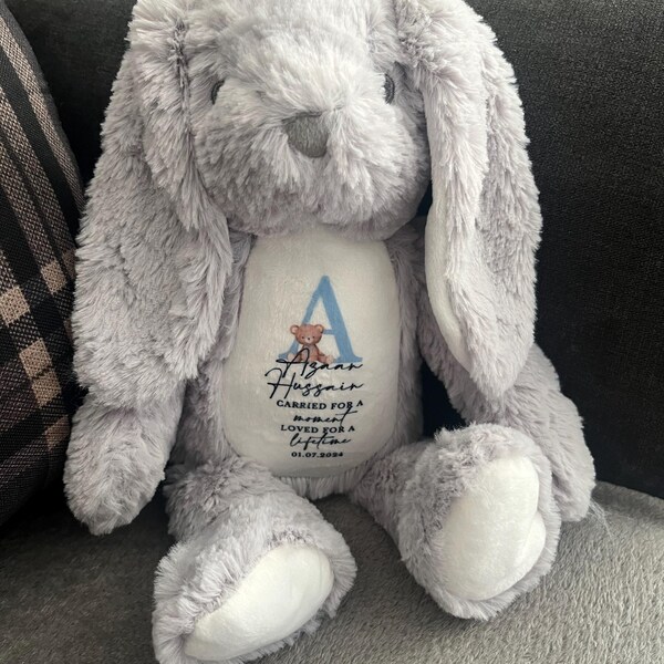Personalised Bunny Rabbit, Peter Rabbit New Baby Gift, Personalised ...