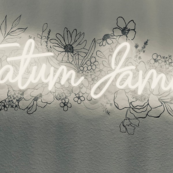 Custom Korean Neon Sign, Korean Hieroglyphic Neon Sign, Korean Home ...