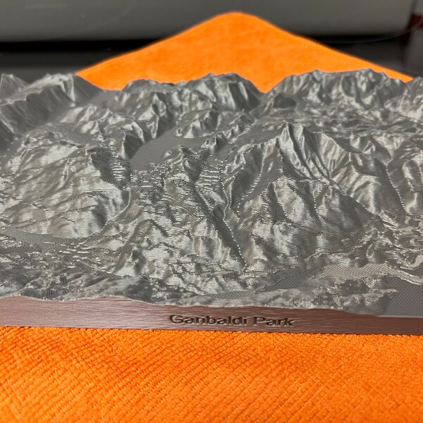 Mount Baker 3D Model Mountain Gift for Hikers, Skiers Desk Accessory - Etsy