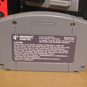 N64 Rear Replacement Labels - Etsy