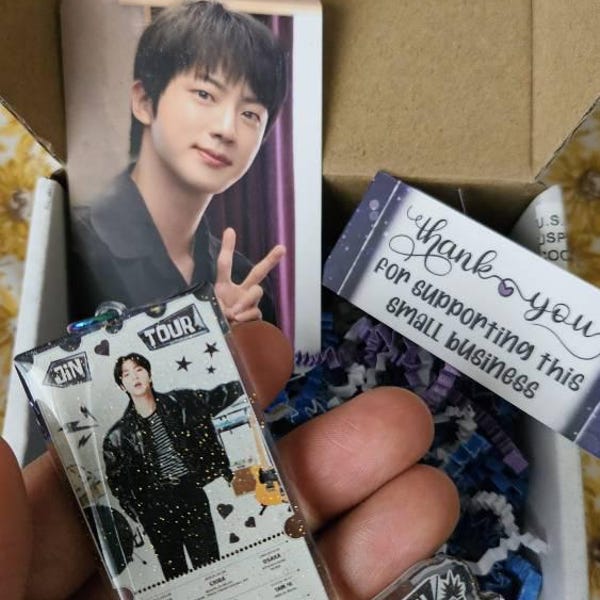BTS Jin “run Seok Jin” Tour Inspired Acrylic Keychain | K-pop Concert ...