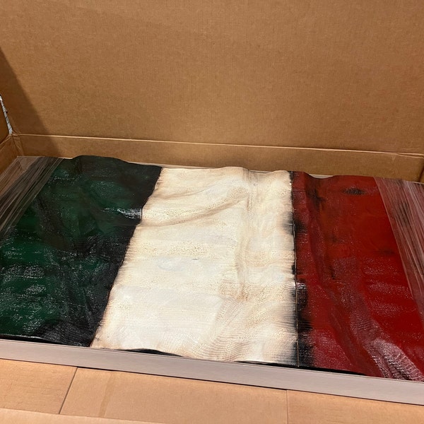 Textured Wood Wavy Flag Large - Etsy