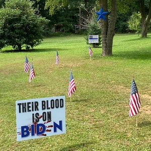 Biden for Prison YARD SIGN 18in X 24in Double Sided & Frame Sleepy Joe ...