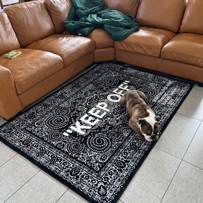 Viking Decor Rug, Valknut Norse Pagan Art, Scandinavian Folk Art Viking ...