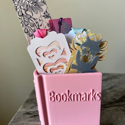 Book Shaped Bookmark Holders Bundles Available 3D Printed Bookish ...