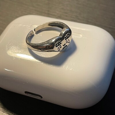 Sterling Silver Ring Poker Ring 925 Ring Adjustable Ring - Etsy