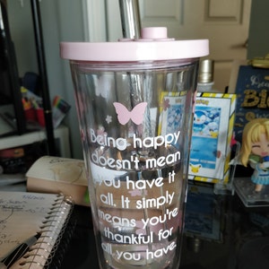 BOBA CUP Personalized Reusable 20oz Fully Custom | Etsy