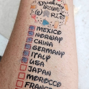 Drinking Around the World Tattoo-food & Wine Festival-epcot World ...