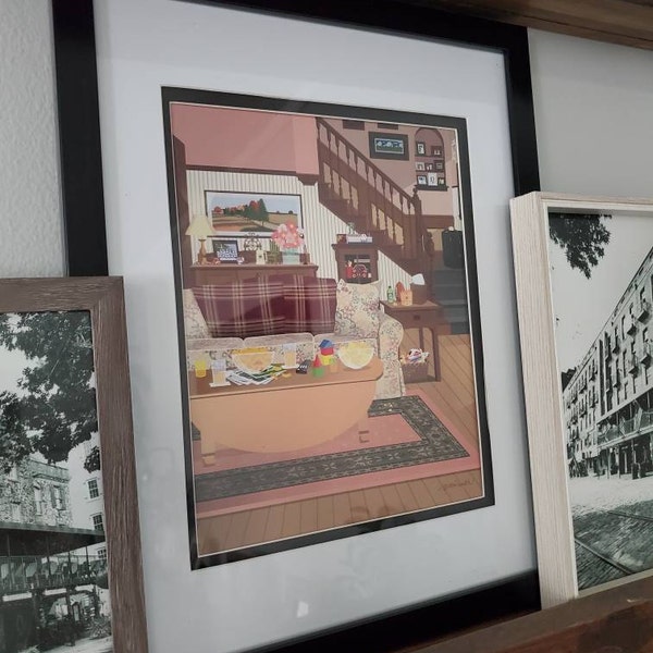 Carrie's Bedroom Sex and the City, Carrie Bradshaw Art Print, TV Show ...