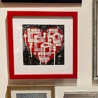 Confetti Modern Red Picture Frame .875 Wide 70 Sizes - Etsy