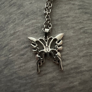 Butterfly Necklace - Etsy