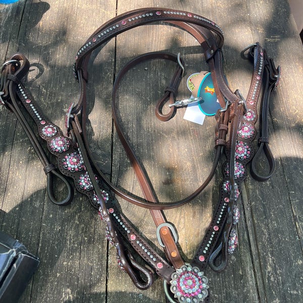 Genuine Argentina Cow Leather Bronc Halter for Horses, Bronc Halter ...