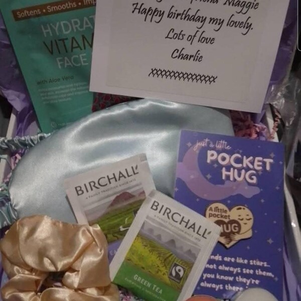 Sleep Gift Box, Letterbox Gift, Sleep Well Box, Relaxation, Get Well Soon Care Package for Men ...