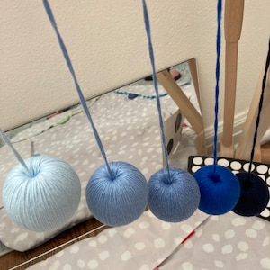 Set of 4x Montessori Tactile Mobile Montessori Bell and Ring - Etsy