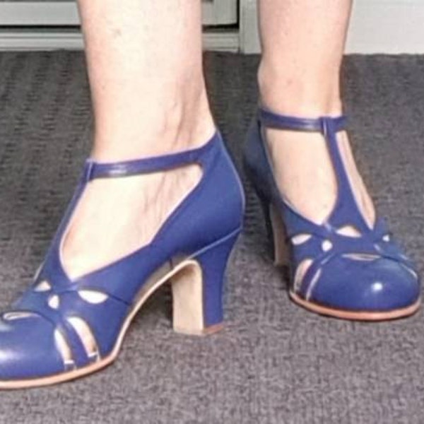 Summer in Black Leather | Women Swing Dance Shoes | Vintage Shoes ...