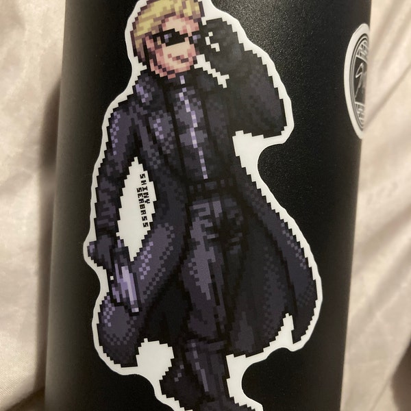 Resident Evil Pixel Art Stickers | Leon S Kennedy Ada Ashley Jill RE4 ...