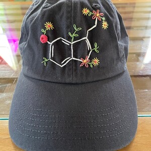 Custom Embroidered Chemical Structure Baseball Cap | Etsy