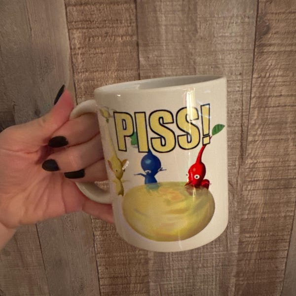 Pikmin PISS Mug - Etsy