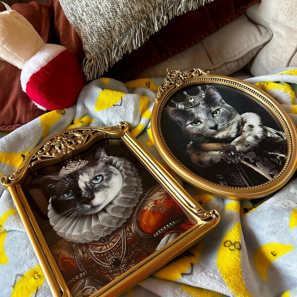 Custom Witch Pet Portrait From Photo Perfect Gothic Gift Dark Pet Gift ...