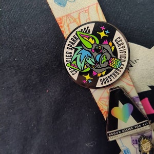 Certified Furry Pins: 1.5 Fursona Species Themed Hard Enamel Badges to ...