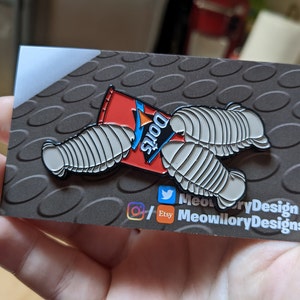 Giant Isopod Chip Enamel Pin - Etsy