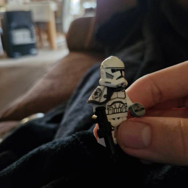 4 CUSTOM Printed Pauldrons for Your LEGO STARWARS Stormtroopers or ...