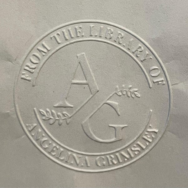 Custom Book Stamp or Embosser! Your Name on A Stamp - Etsy