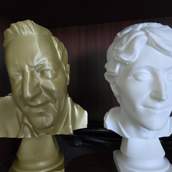 Customized 3D Bust Statue - Etsy