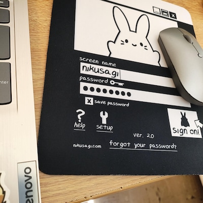 Funny Gaming Desk Mat Kawaii Mouse Pad, Pastel Goth Office Decor, Large ...